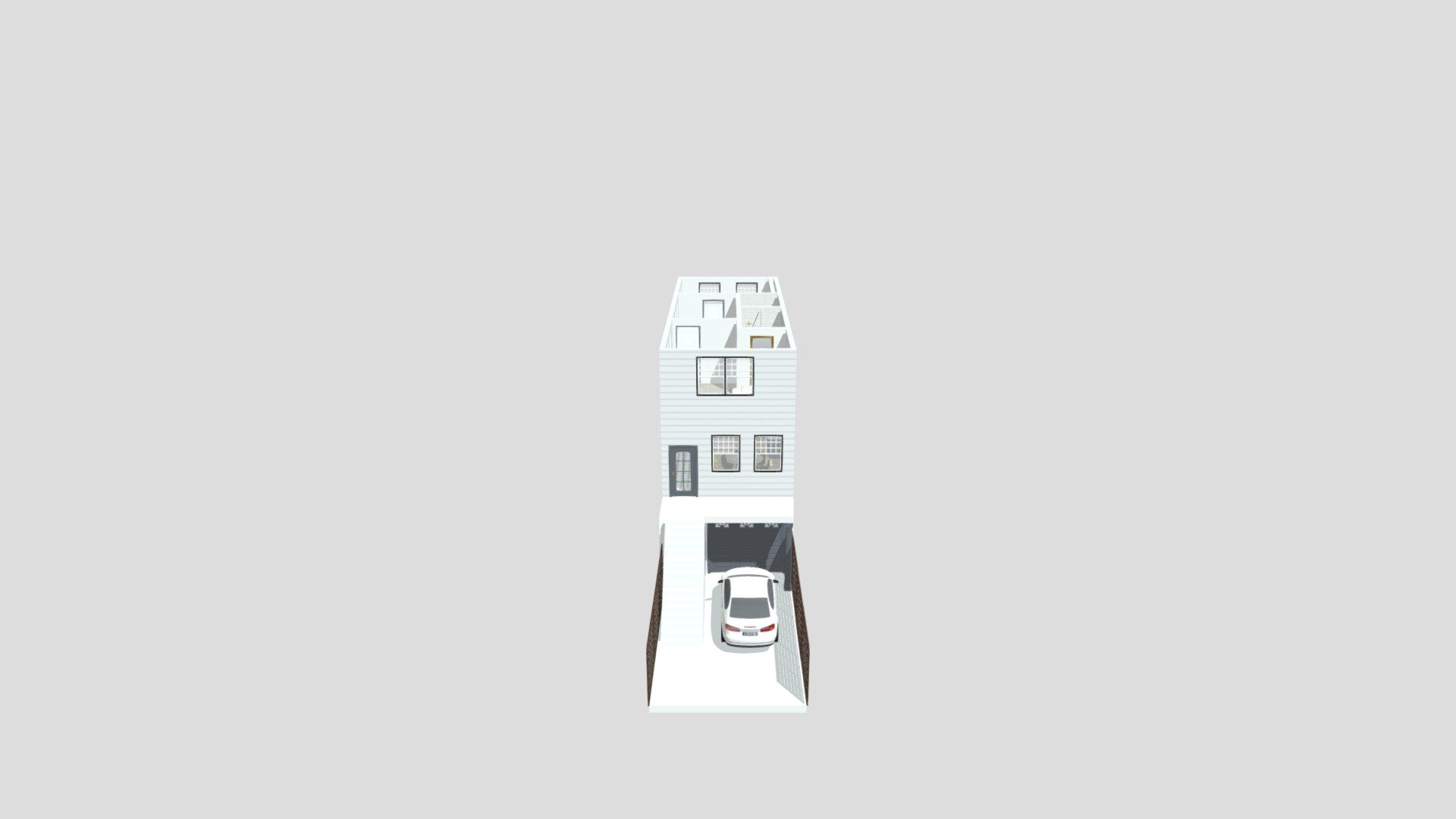 Cramped, Run down, Townhouse Renovation - Download Free 3D model by ...