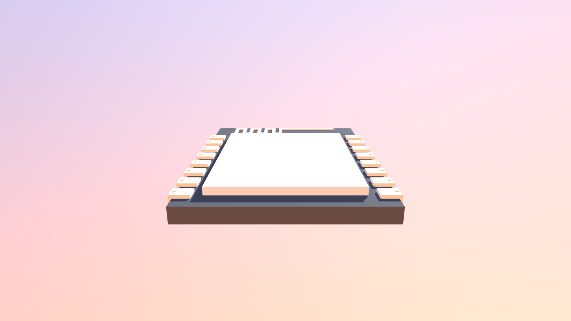 ESP8266 ESP12E IOT SOC - 3D model by Kevin.Cho [fdbcf83] - Sketchfab