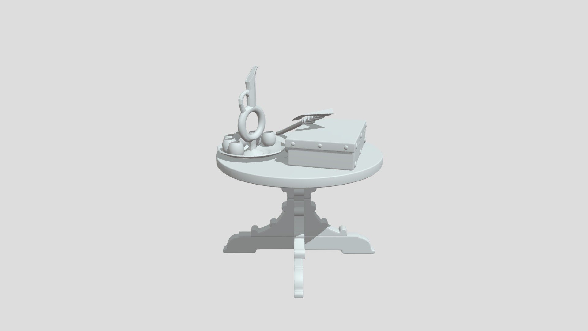 Table scene - 3D model by esdevane [fdbe9de] - Sketchfab