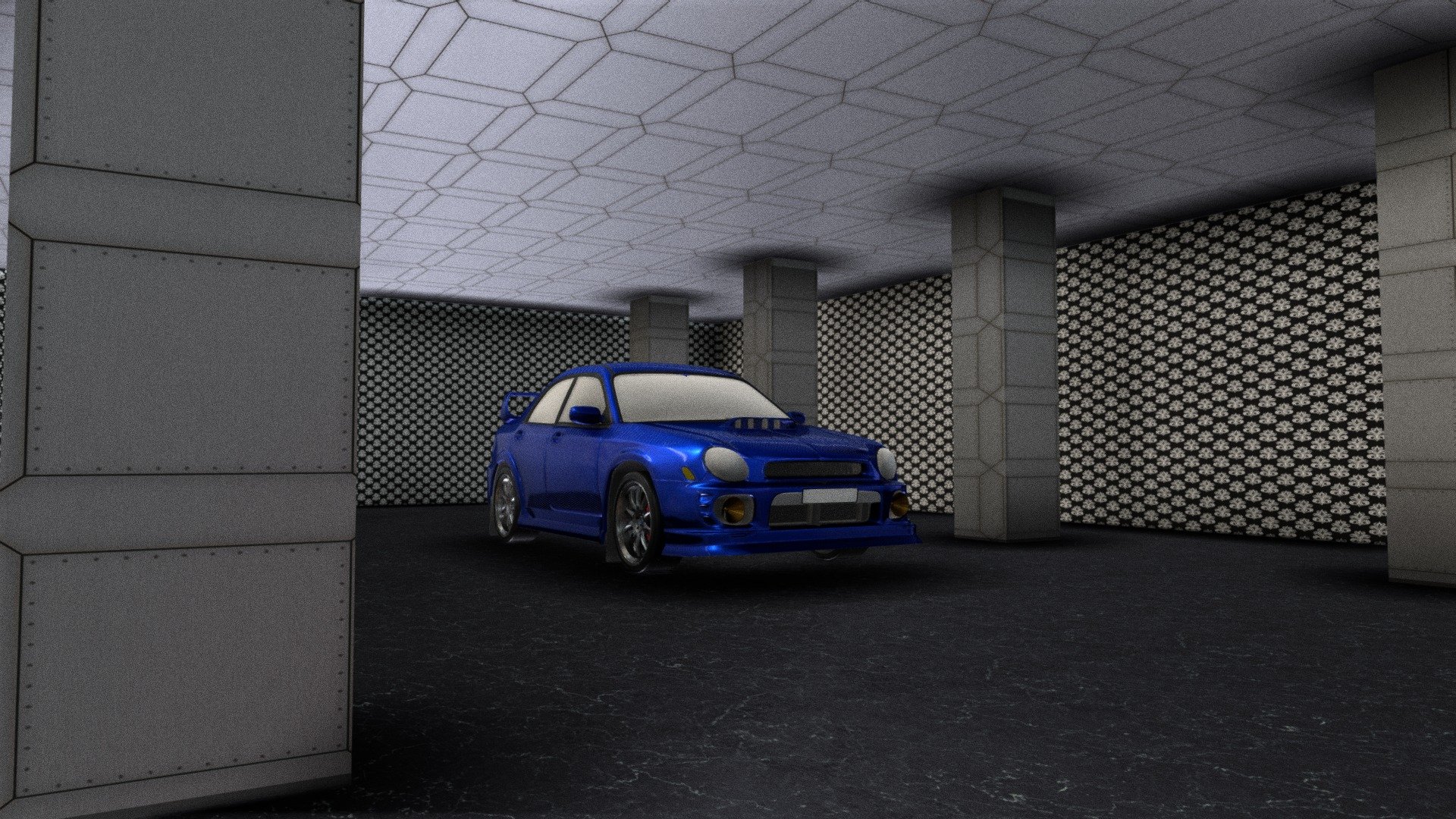 Car Garage - Download Free 3D model by Keskin [fdc2105] - Sketchfab