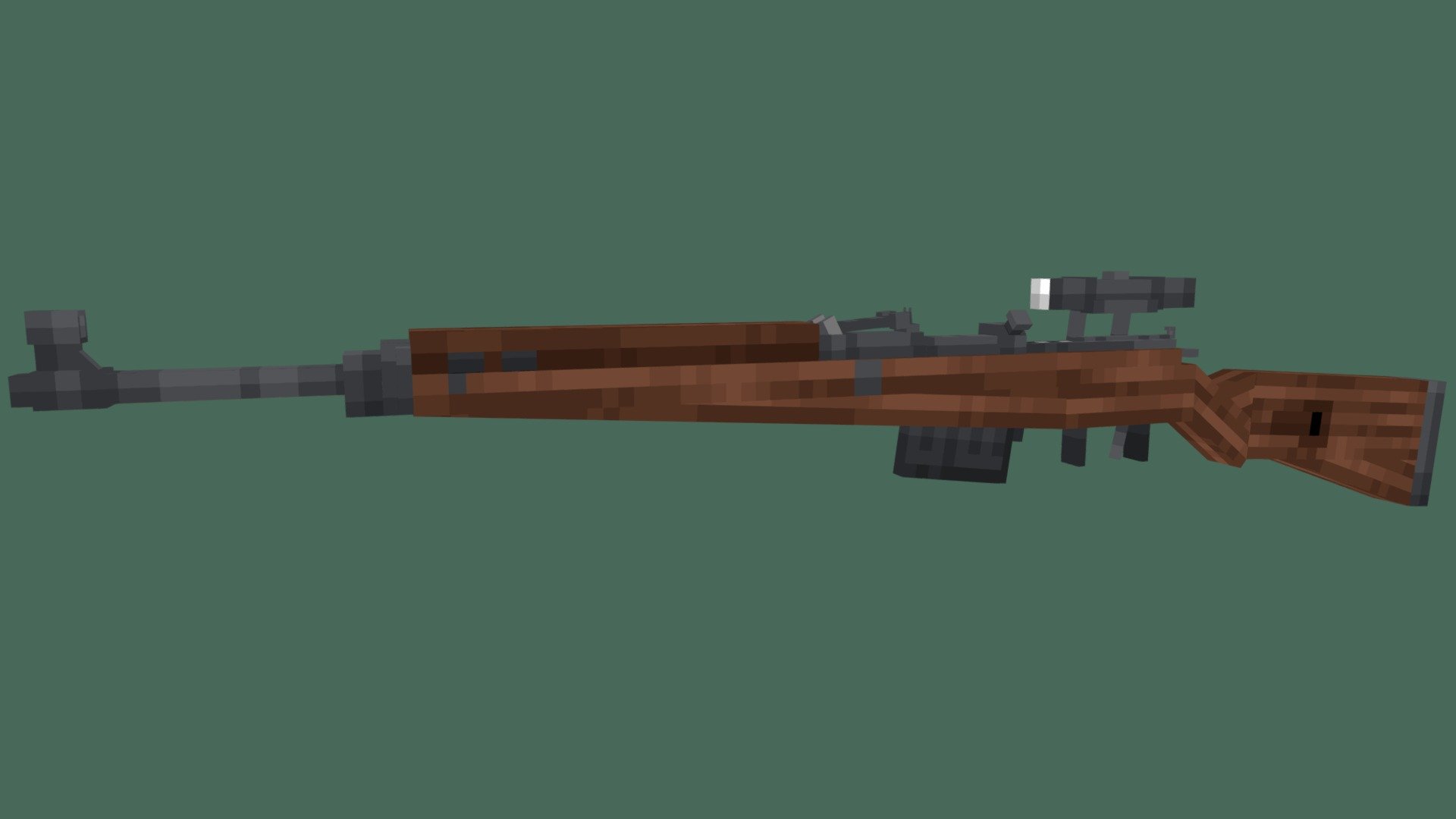 Gewehr-43 (BlockFront - 3D model by Thlrd [fdc305b] - Sketchfab