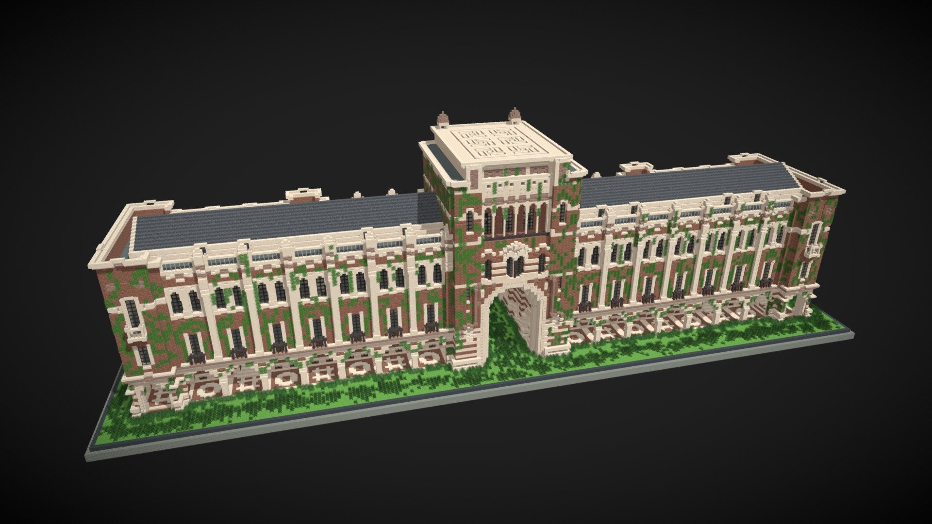 Lovett_Hall - 3D model by commandgeek [fdc4581] - Sketchfab
