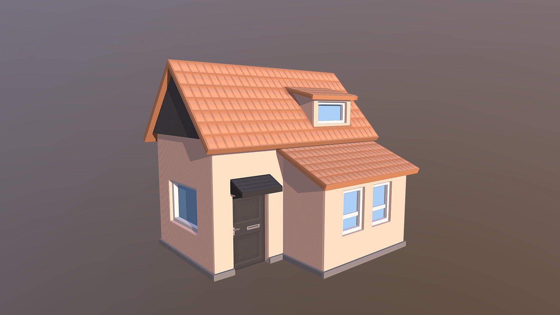 Lowpoly House - 3D model by Lu-Cas [fdc4a51] - Sketchfab