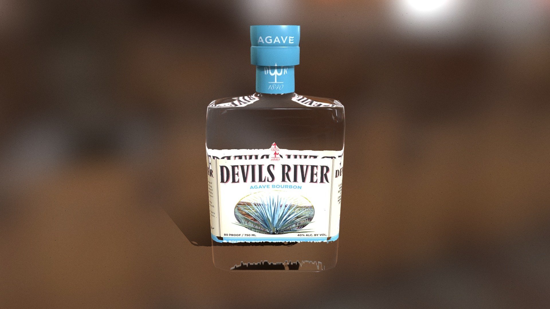 Devils River Agave Bourbon - 3D model by Artificial Marvin (@artmarvin) [fdc51e1] - Sketchfab