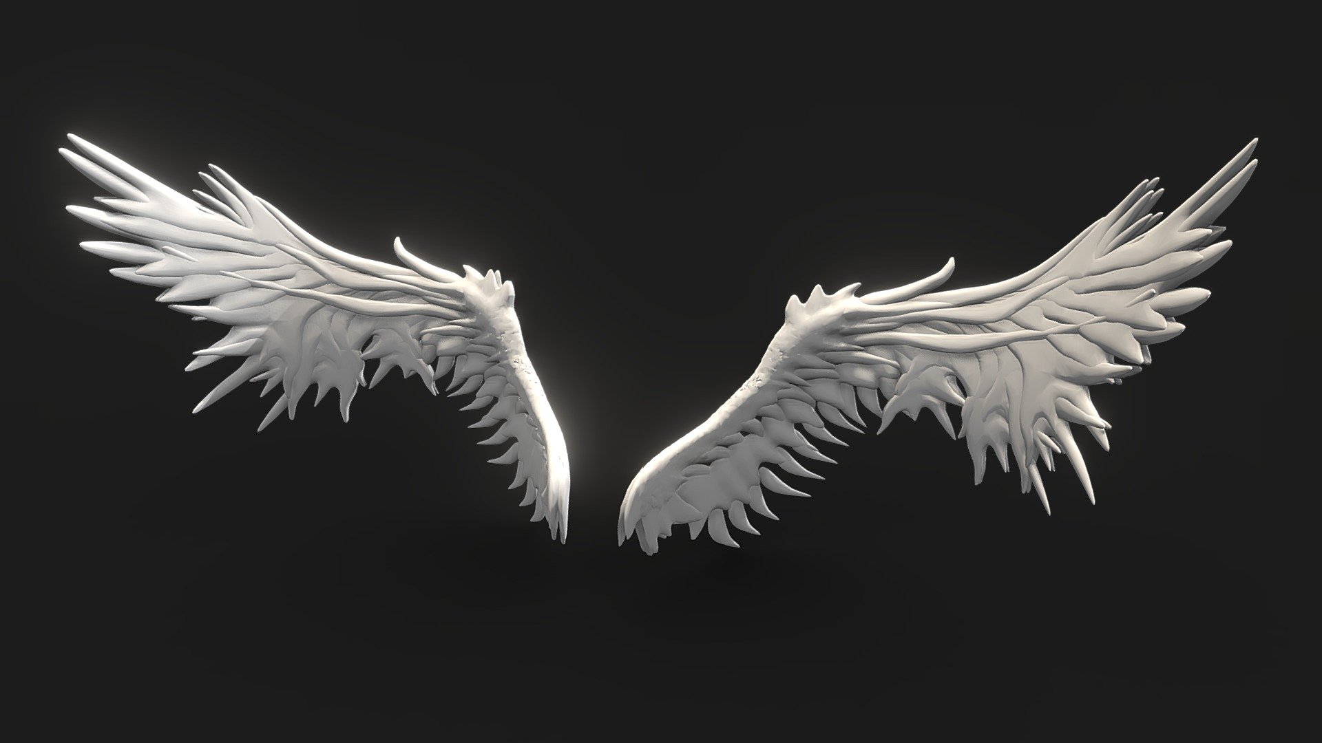 Demonic Wings - Buy Royalty Free 3D model by Alexandria Maharaj ...