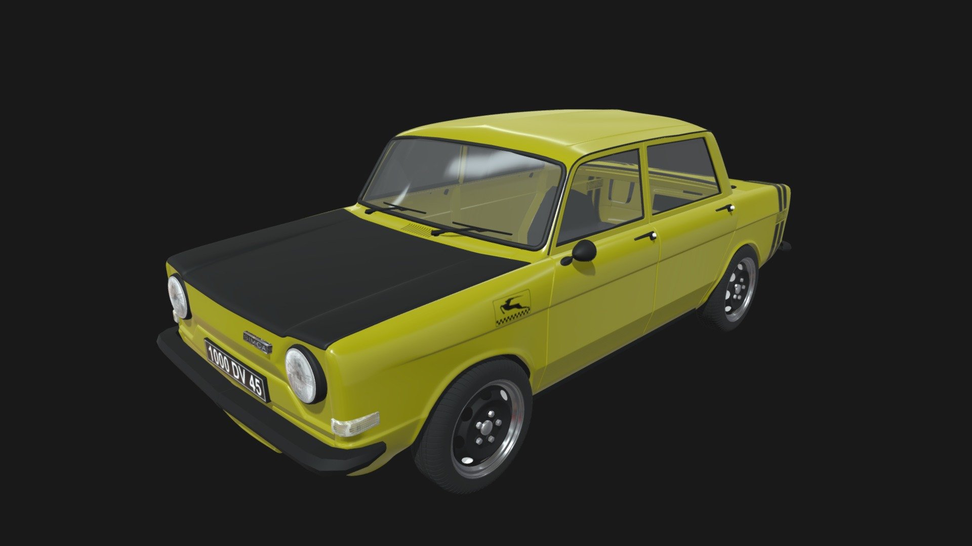 simca 1000 Rallye - Download Free 3D model by Configcars : maxipano360 ...