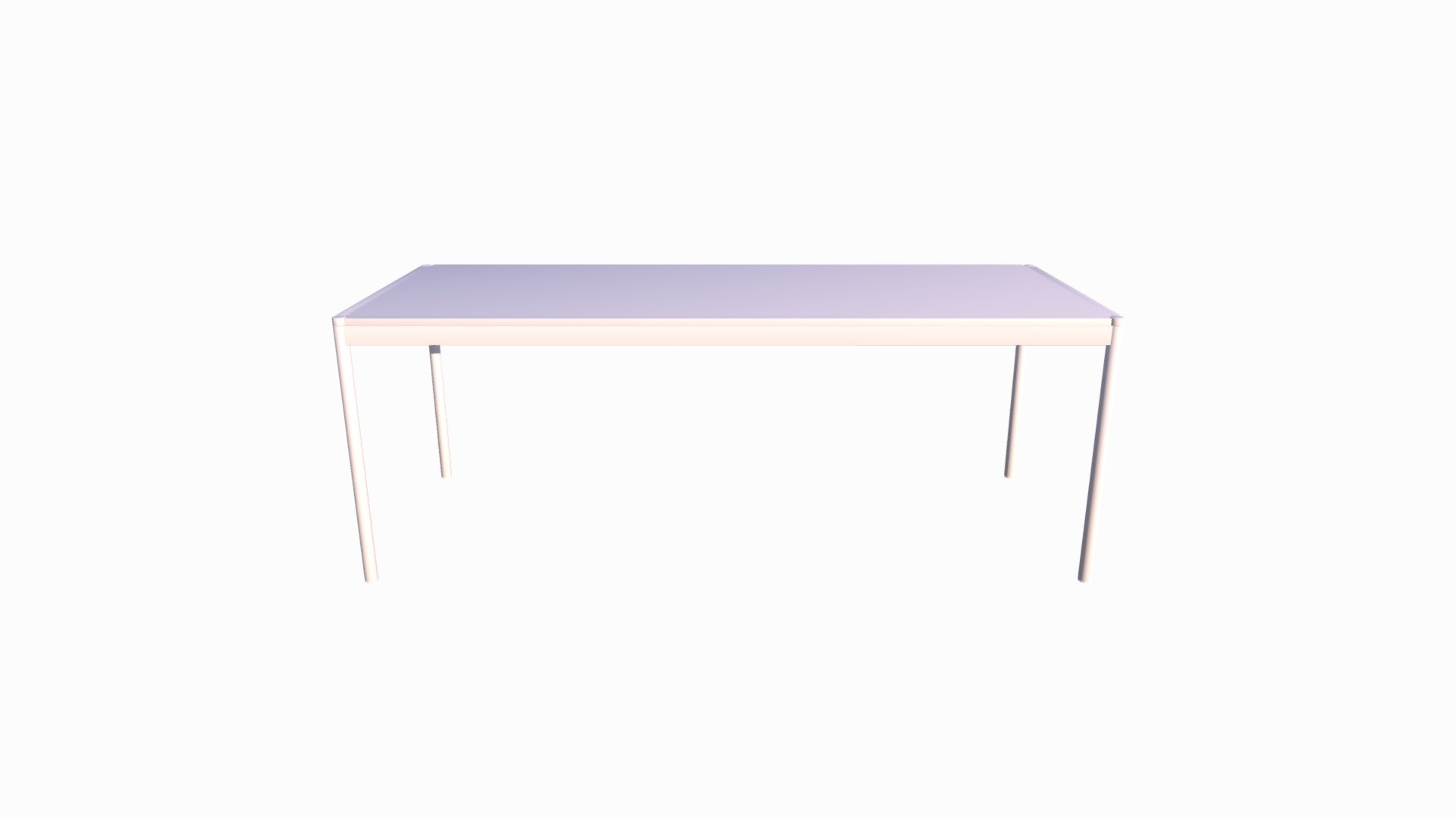 corona_table_200x80-white - 3D model by JMT Rental Furniture and Floor ...
