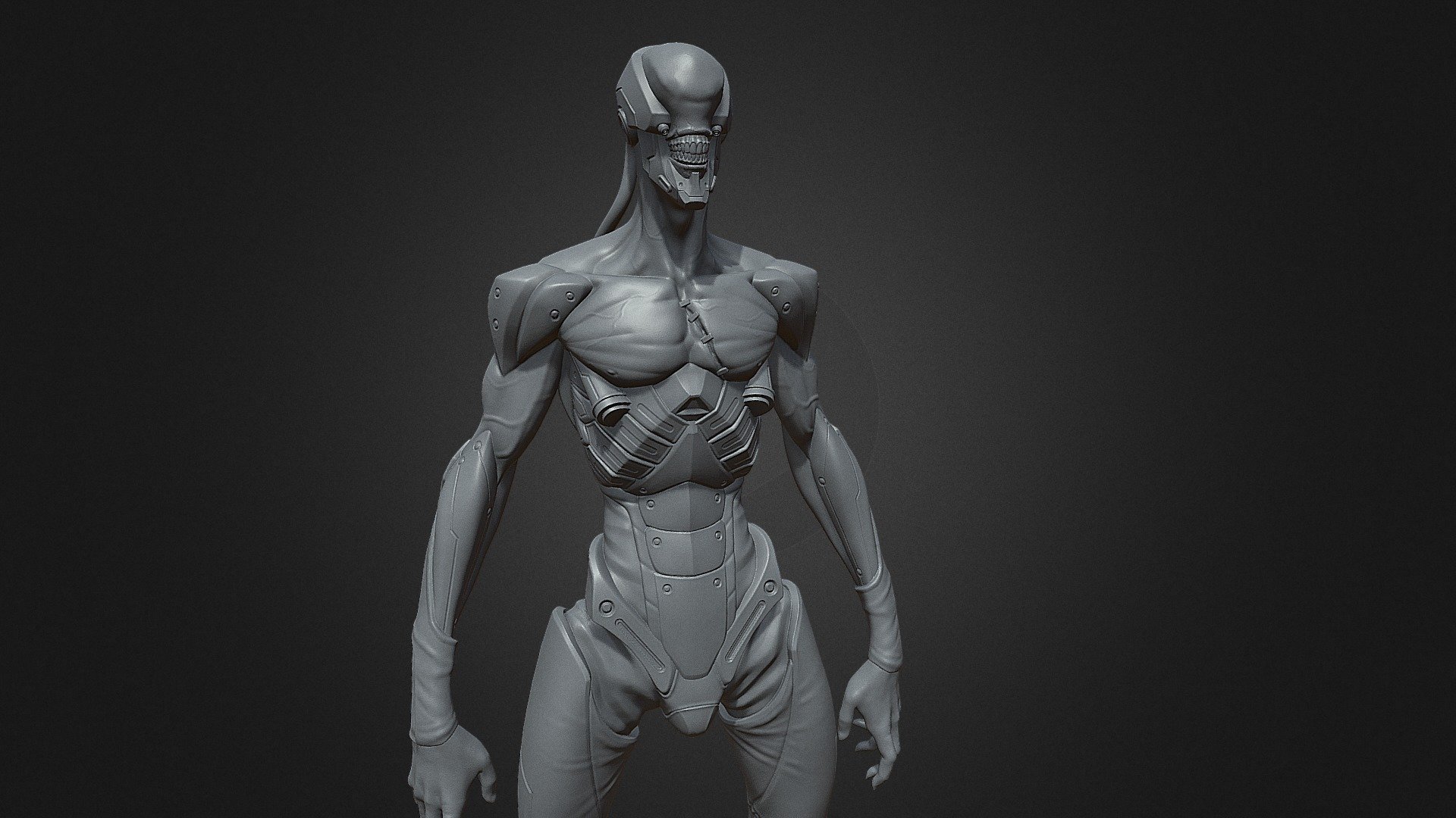 Cyber Monster - 3D model by Mer3D (@meralmustafova88) [fdc94d0] - Sketchfab
