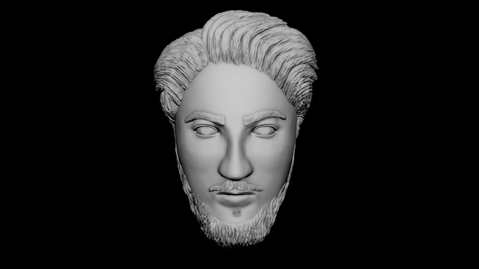Human head 3d model - 3D model by Amin Adukov (@Aminchok) [fdcab43 ...