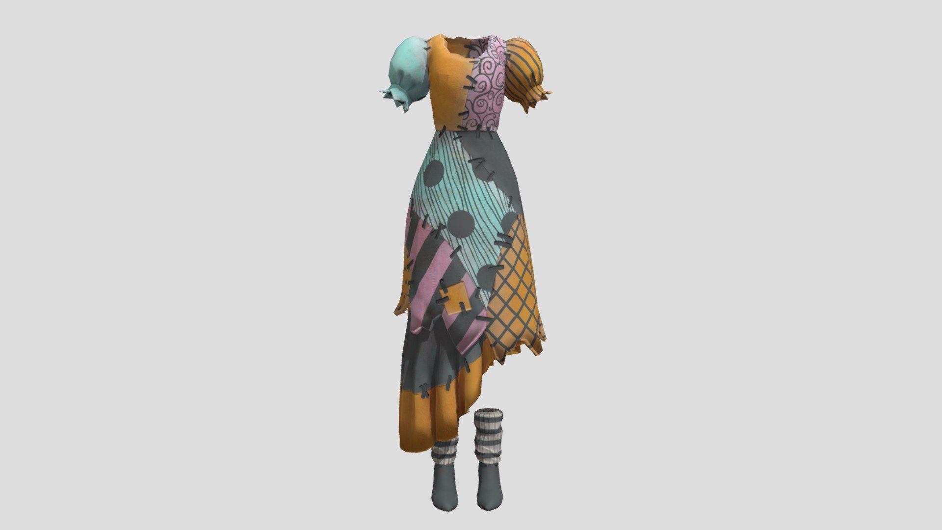 Princess Sally inspired clothes - Download Free 3D model by Princess ...