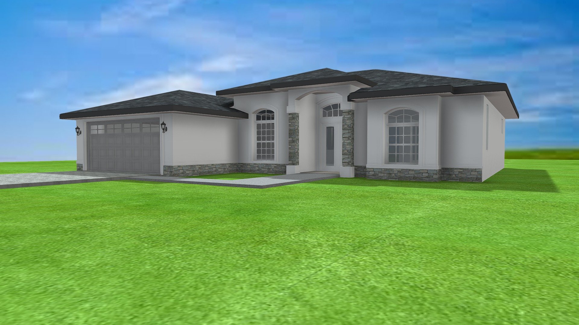 Yameen - 360 spin model of 3D house - 3D model by Render3DQuick ...