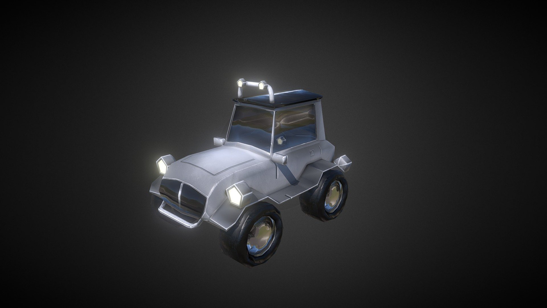 Monster car - Download Free 3D model by Tasneem [fdcc2fe] - Sketchfab