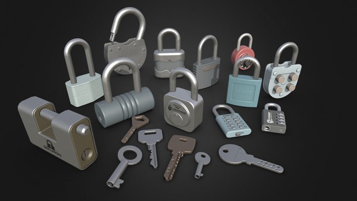 Lock 3D models - Sketchfab