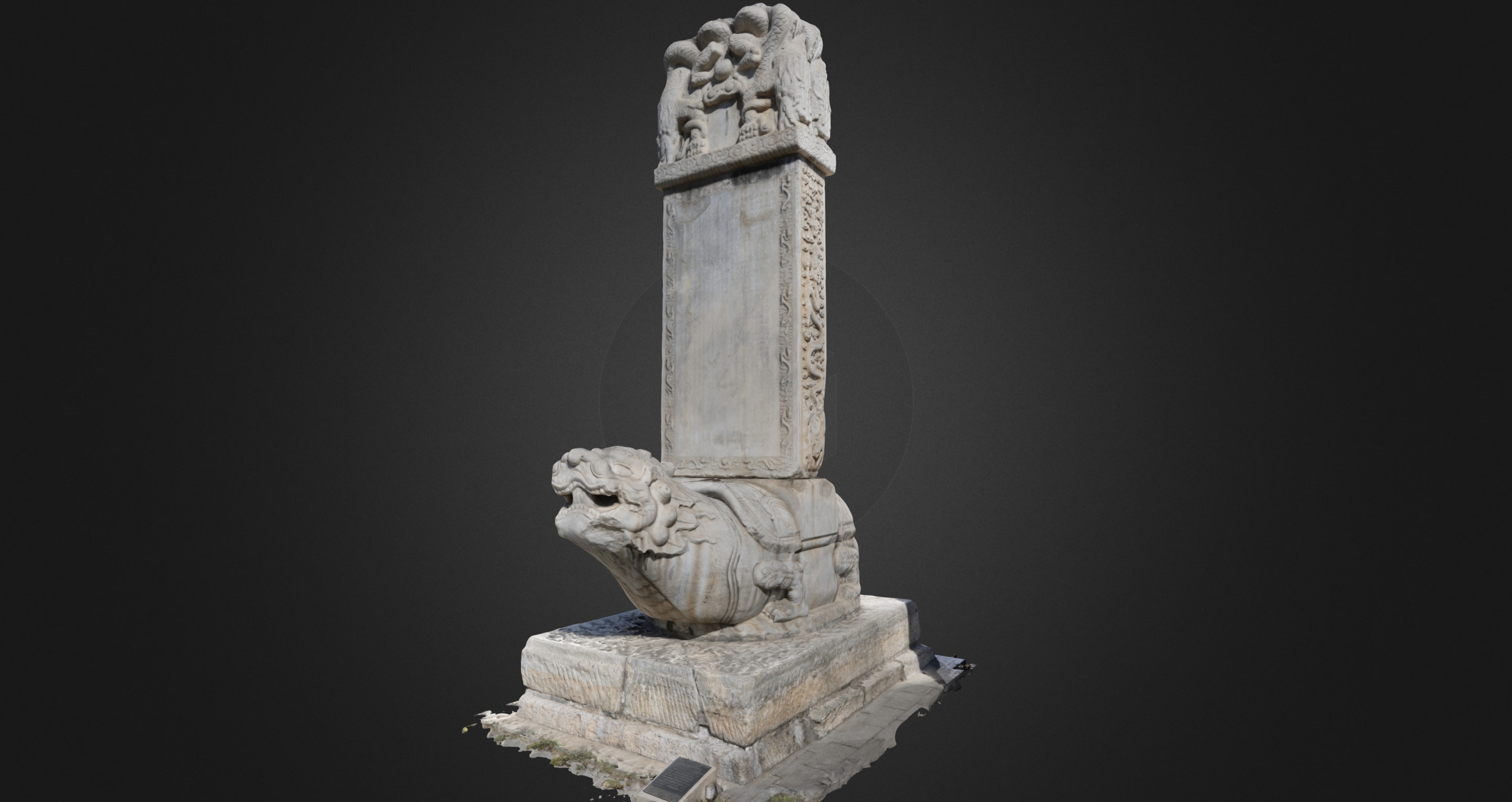 Imperial Stele - 3D model by Geng Hao (@genghao) [fdcf74e] - Sketchfab