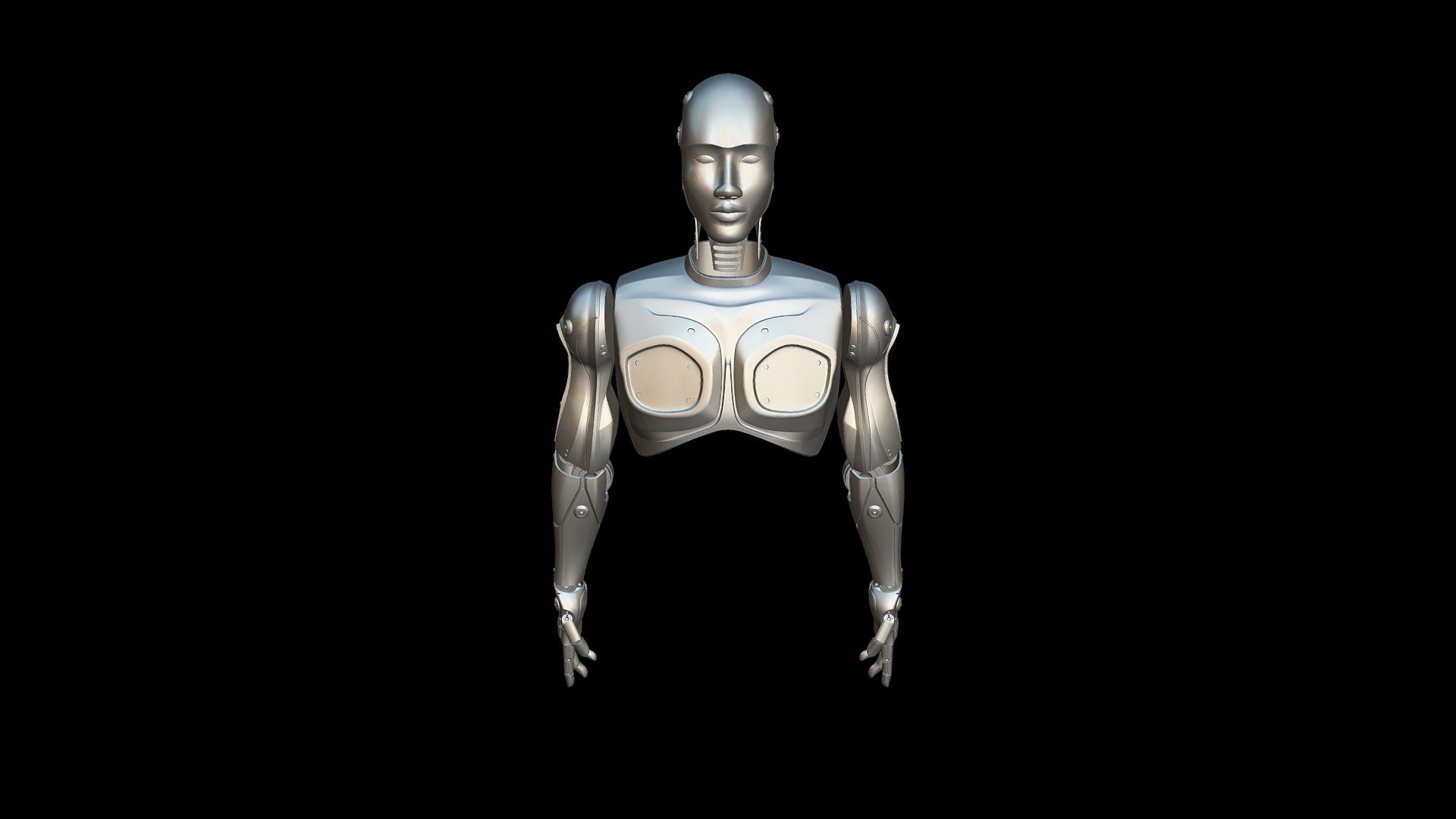 Conceptual Humanoid Robot - 3D model by g.elaine [fdd4998] - Sketchfab