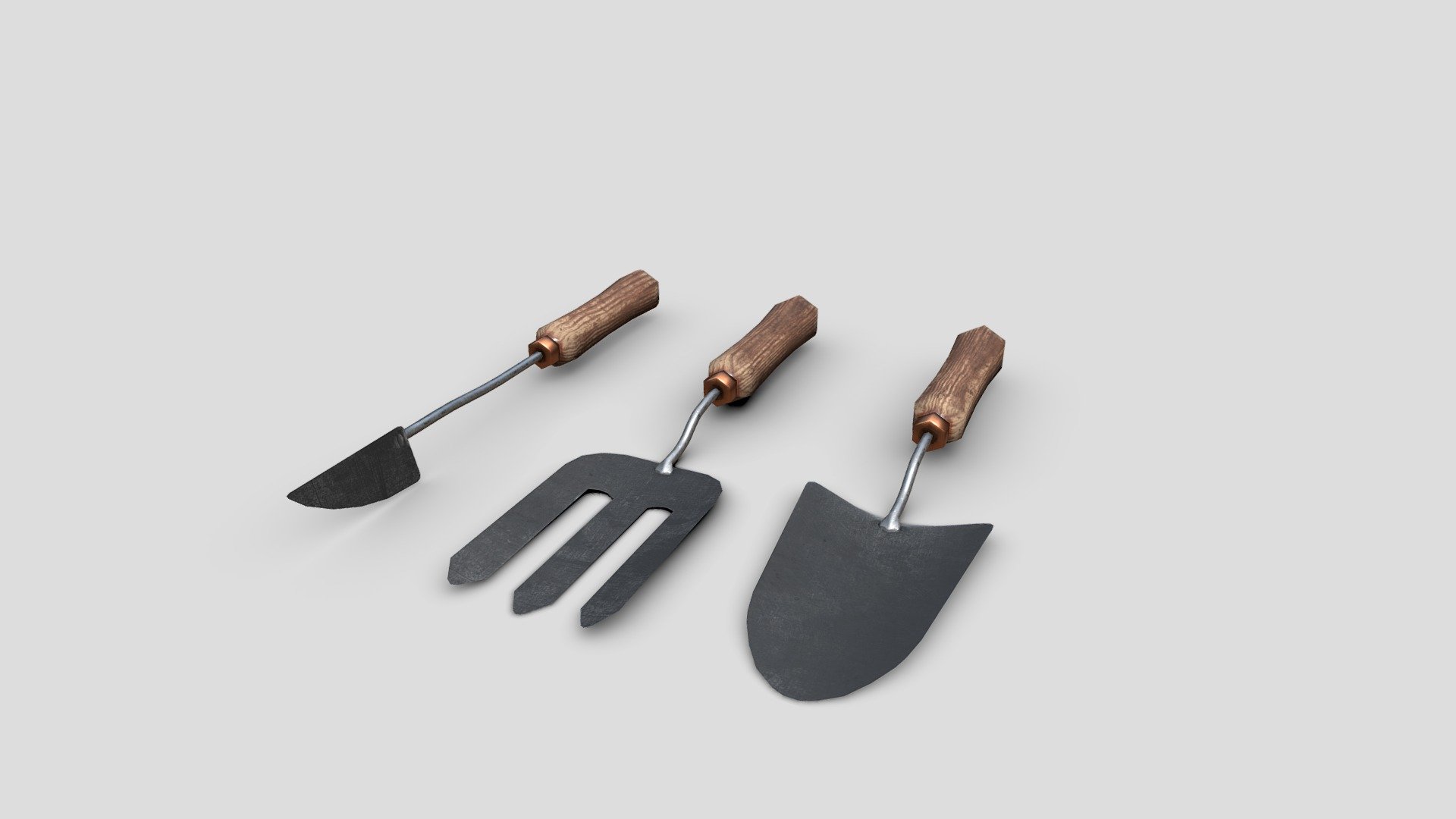 Gardening tools pack - Download Free 3D model by assetfactory [fdd5282 ...