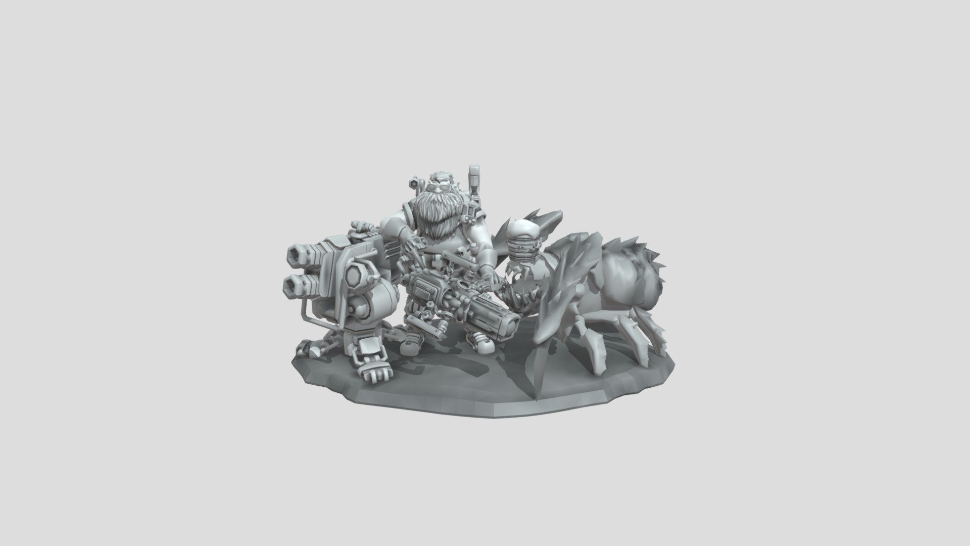Deep Rock Galactic Engineer Statue - 3D model by DragD [fdd766f ...