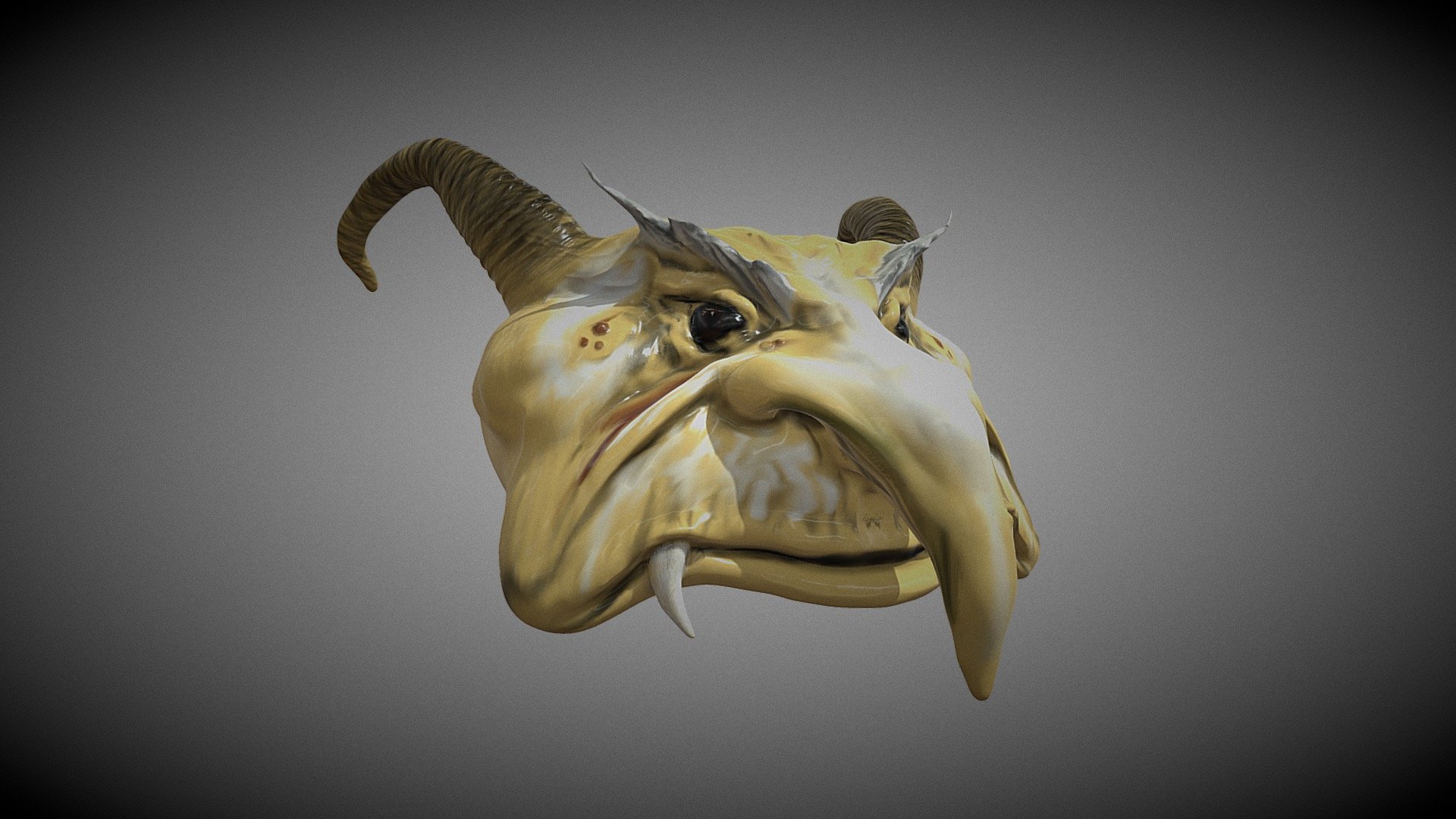 Troll head in the style of Brian Froud - 3D model by fieldworks ...