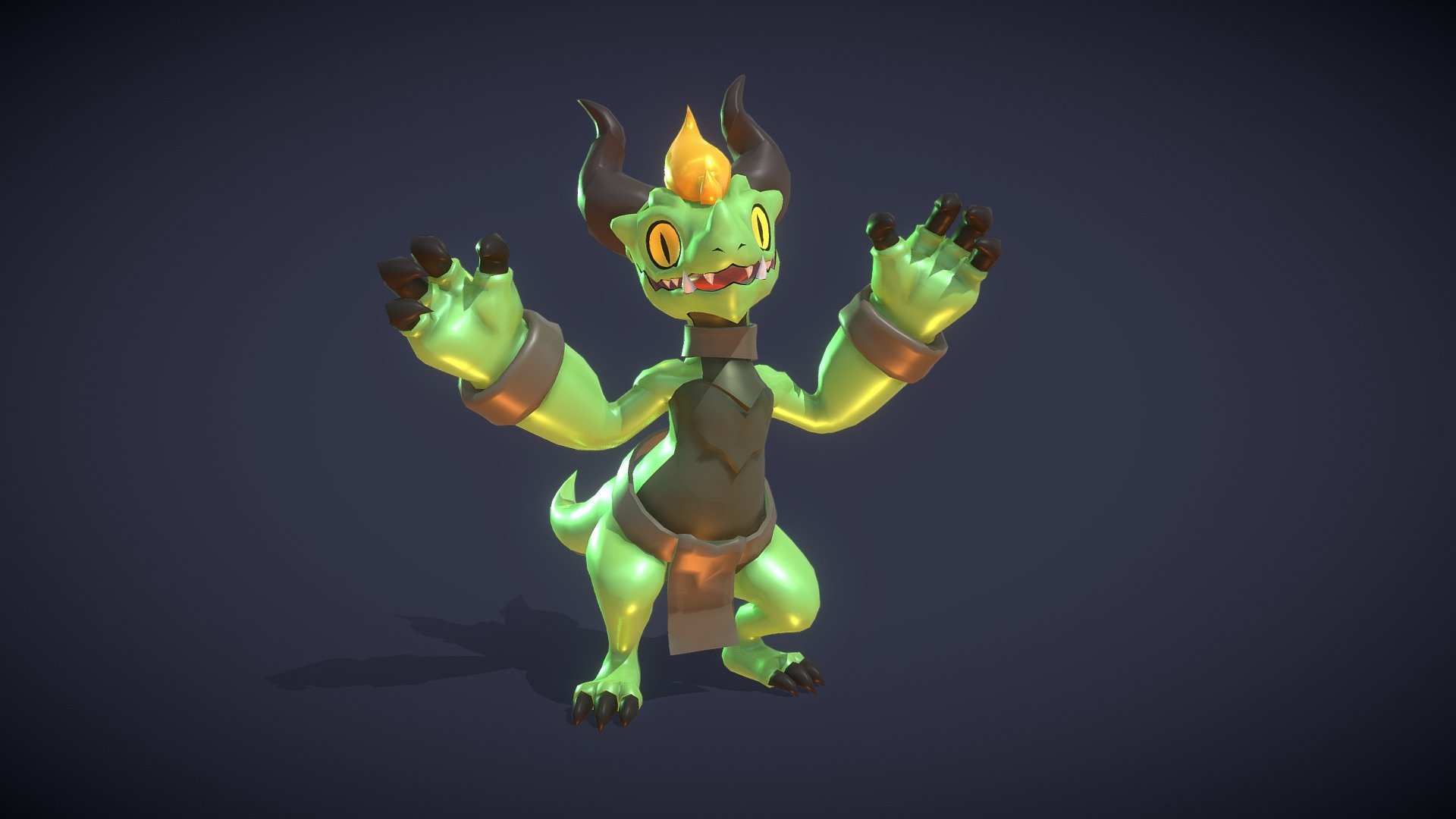 Elemental Little Dragons - 3D model by Arkane Pixel (@ArkanePixel ...