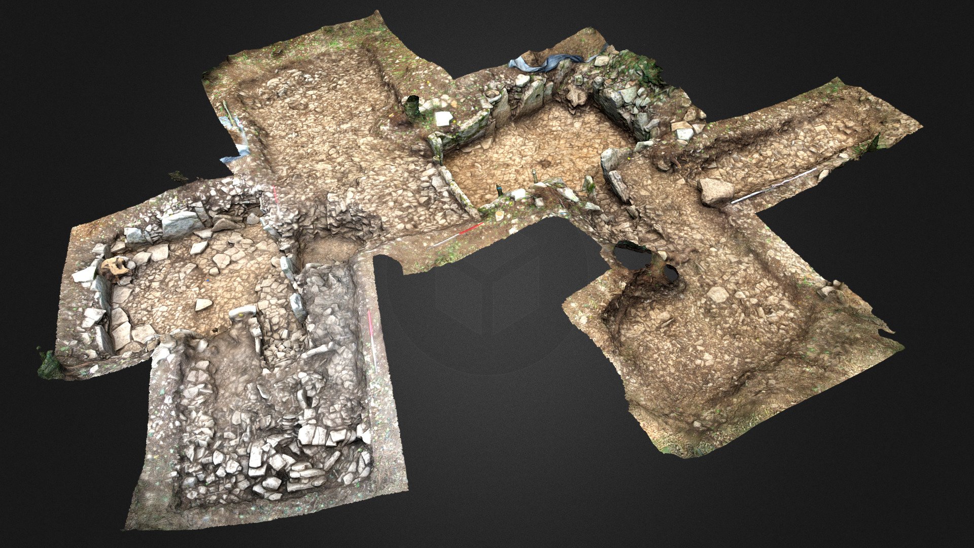 Tumulus des Bourriges Fouqueure Charente 2017 - 3D model by Florian ...