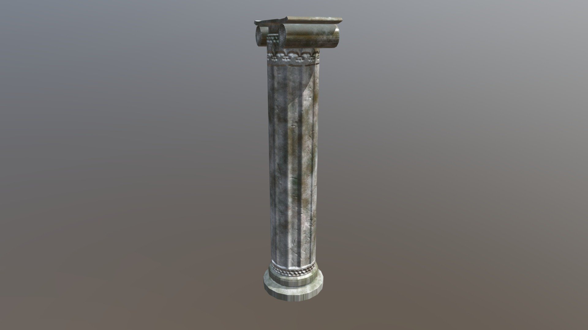 Roman pillar mossy - 3D model by PmasonGameDev [fde28d7] - Sketchfab