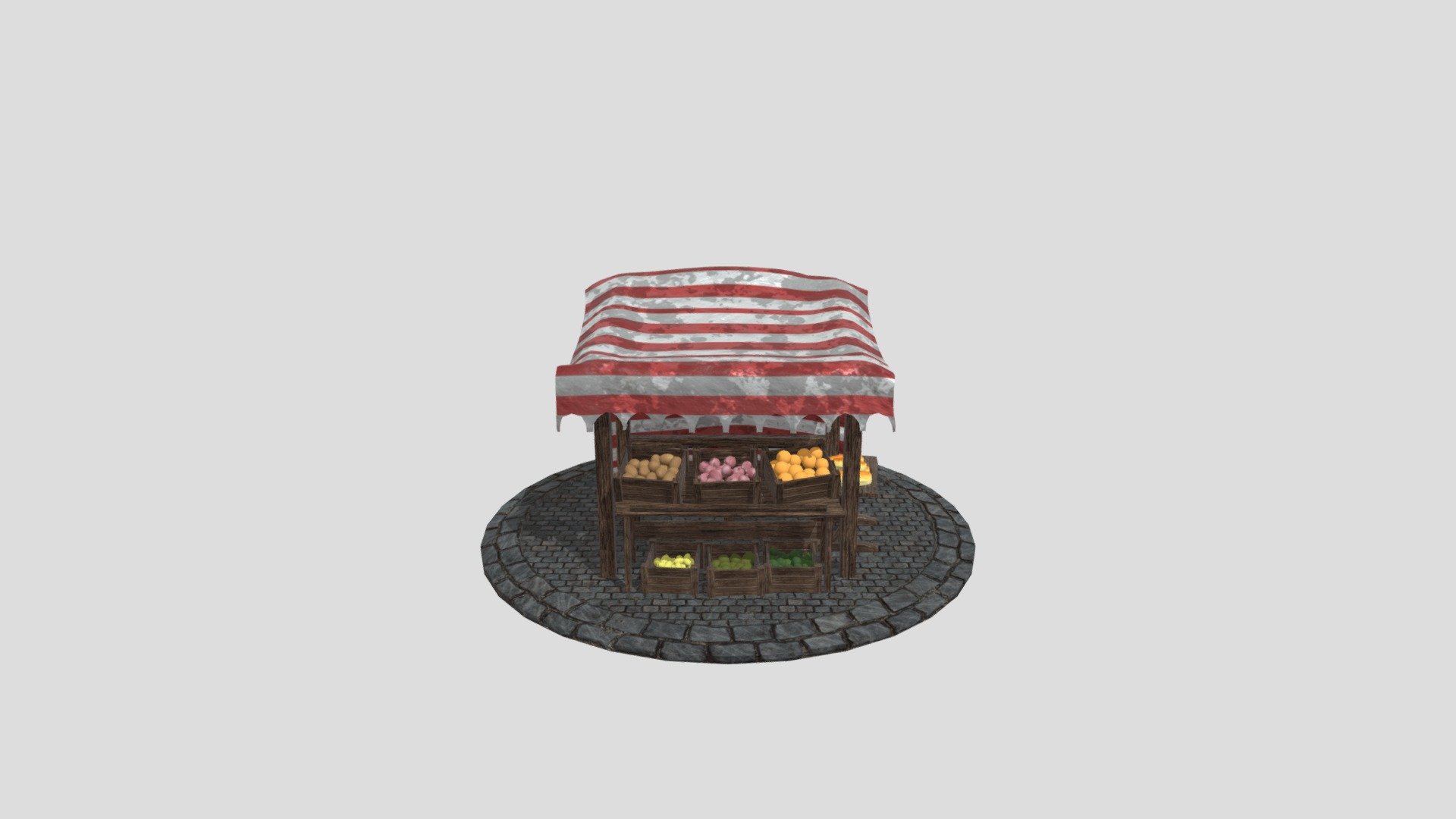 Stylized Market Place - Download Free 3D model by lucasblizzard ...
