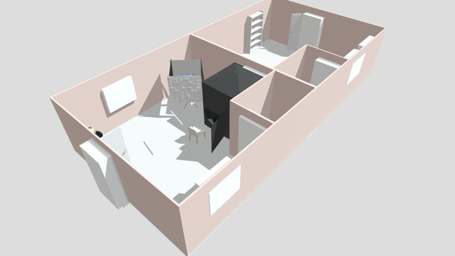 RoomModel - Download Free 3D model by jho_3D [fde486e] - Sketchfab