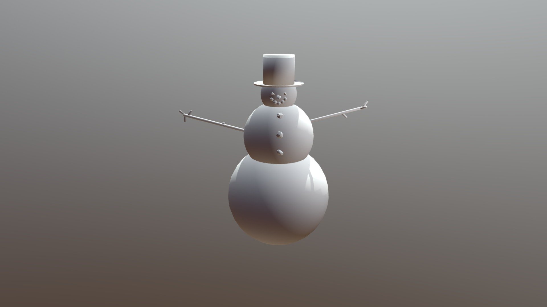 Snowman - 3D model by 21dahlstephen [fde5141] - Sketchfab