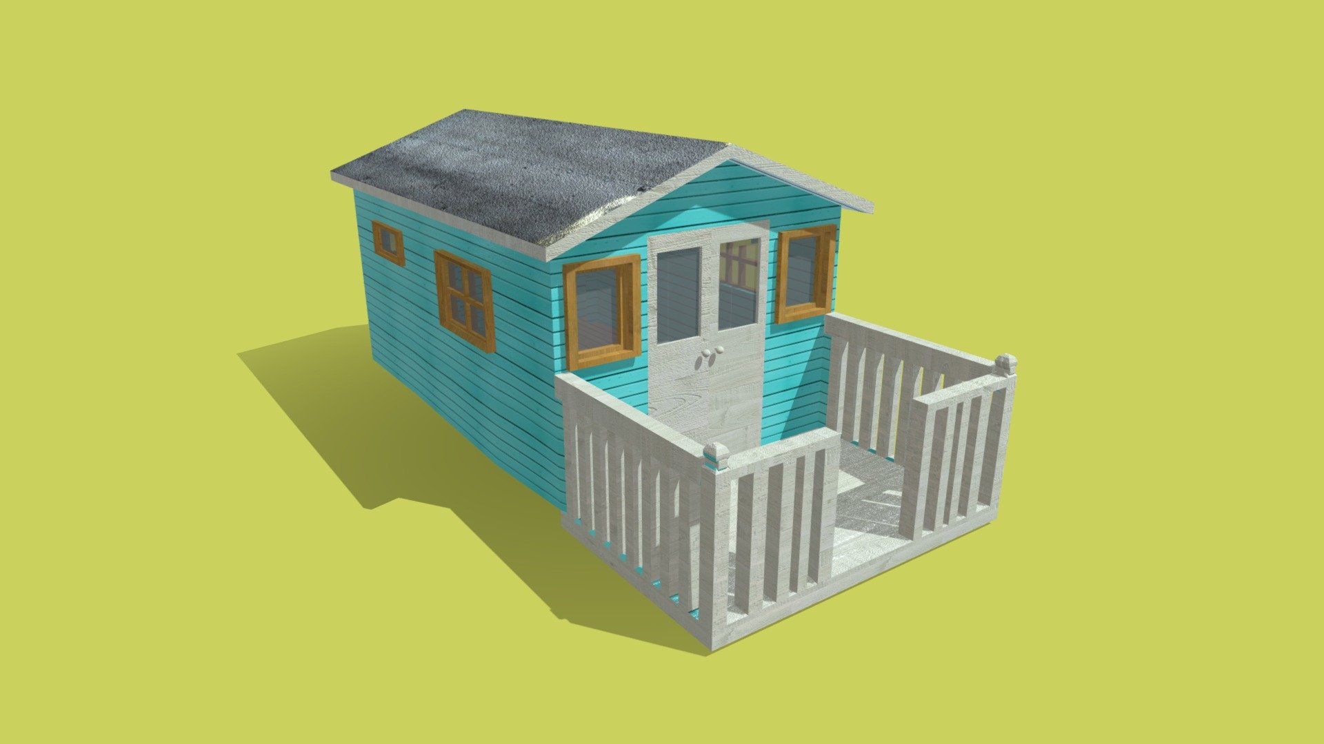 Large Beach Hut 1 - Download Free 3D model by rhcreations [fde5144 ...