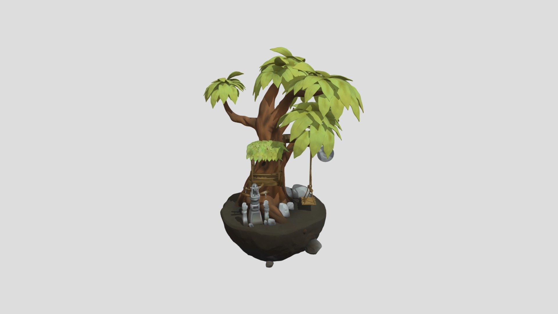 Diorama treehouse - 3D model by Eliasdp [fde66de] - Sketchfab
