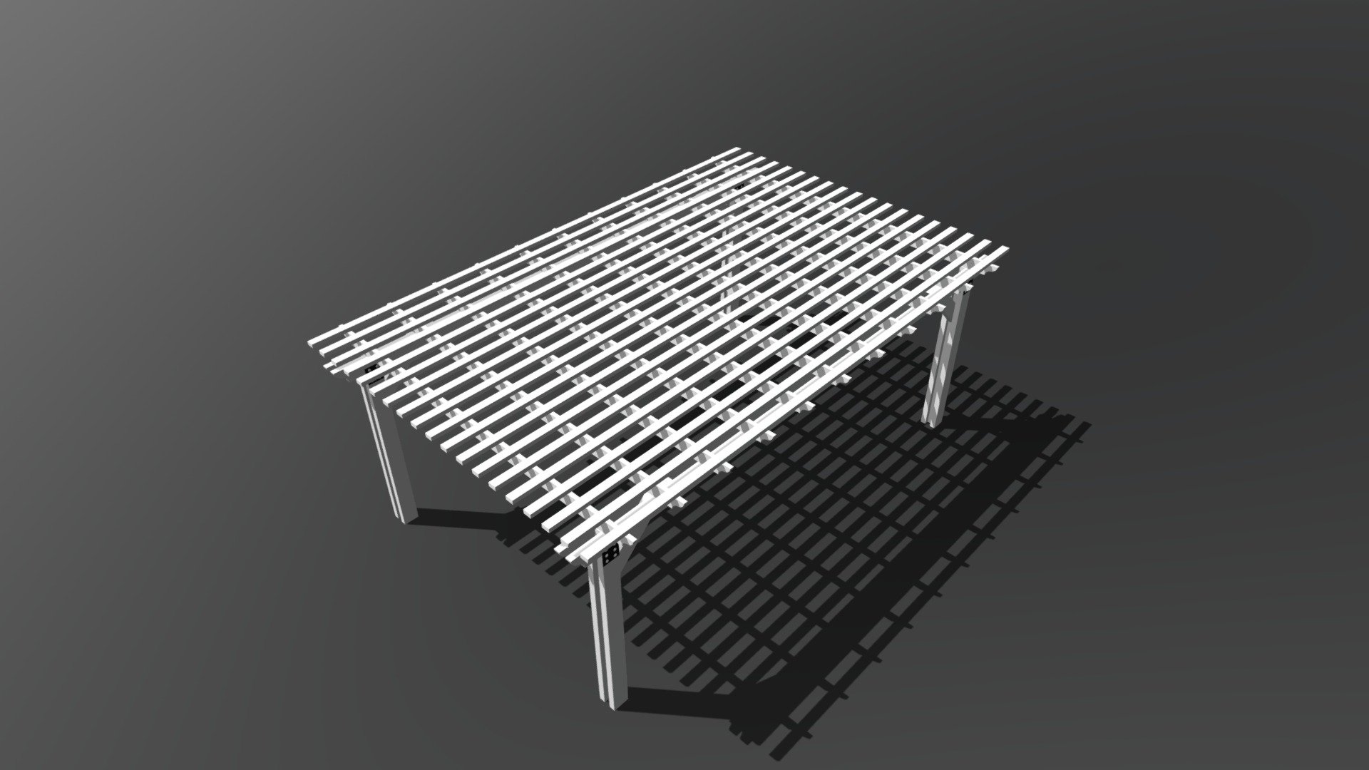 New Pergola 6in Slat Spacing - 3D model by ShadeWorks, Inc. (@shadeworks) [fde7256] - Sketchfab