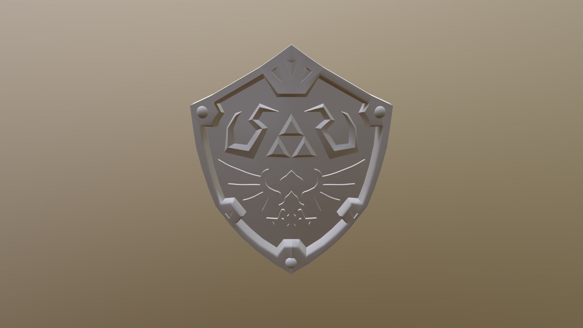Zelda Shield Final - 3D model by I.A.S [fde7b99] - Sketchfab