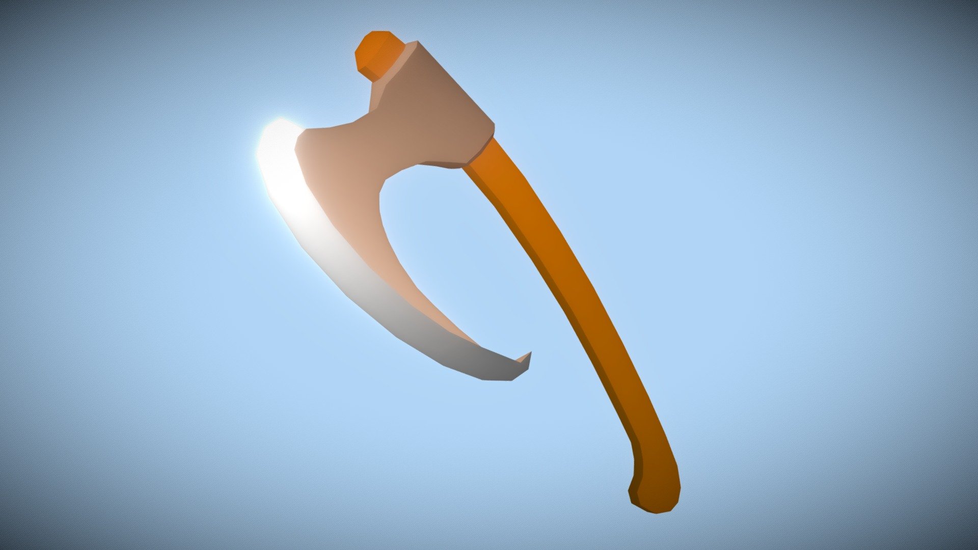 Iron Battle Axe (Low Poly) - Download Free 3D model by Three Dog Night ...