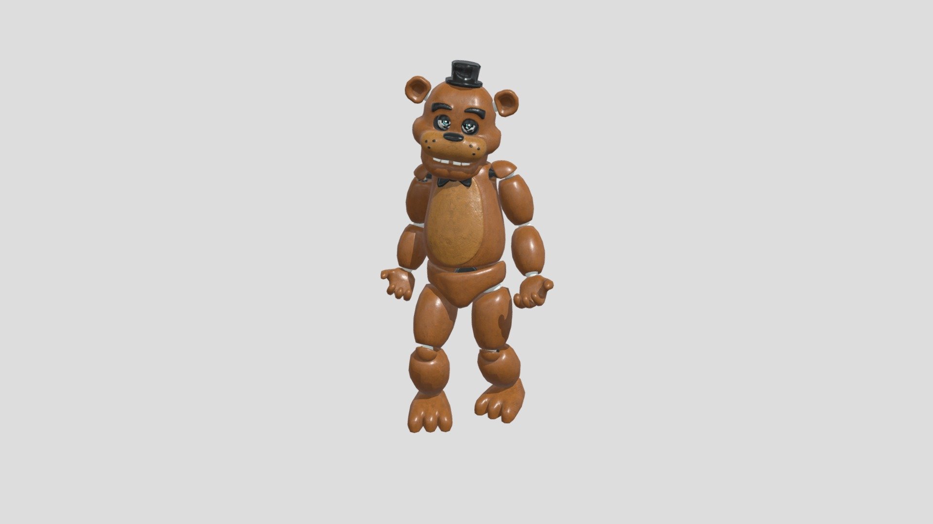 Freddy Fazbear - Download Free 3D model by Anzal (@AnziestManziest ...