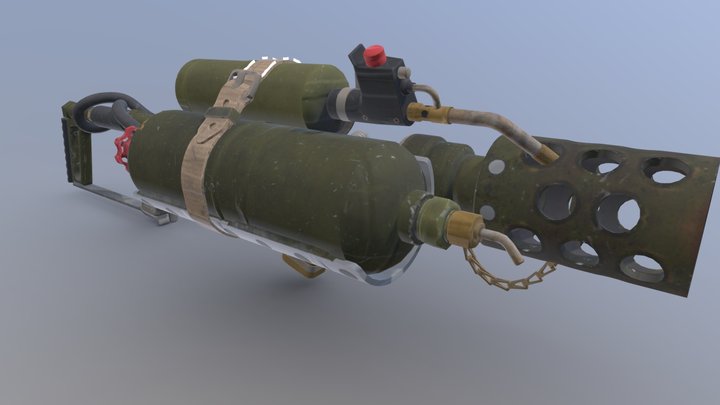 Flamethrower 3D models - Sketchfab
