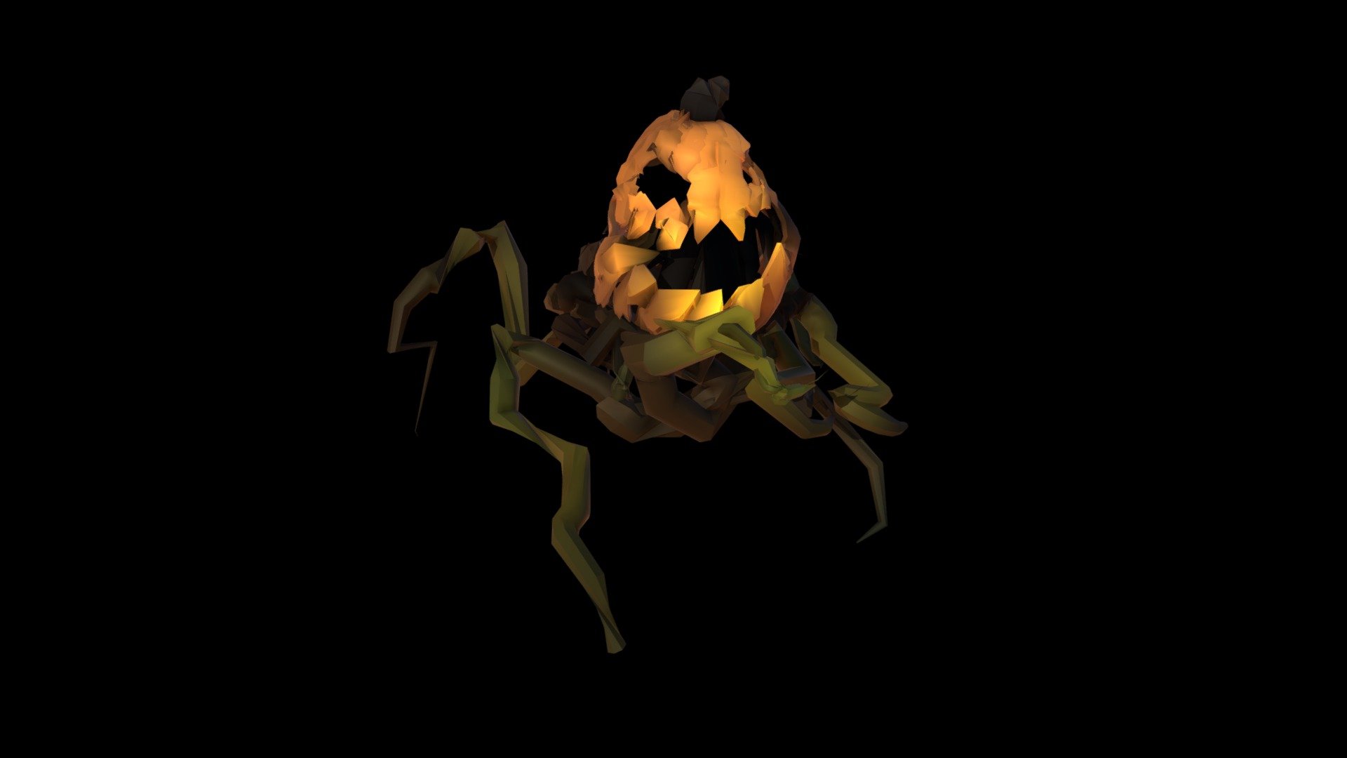 Uncommon-halloween pumpkin - 3D model by a111ur [fdea67b] - Sketchfab