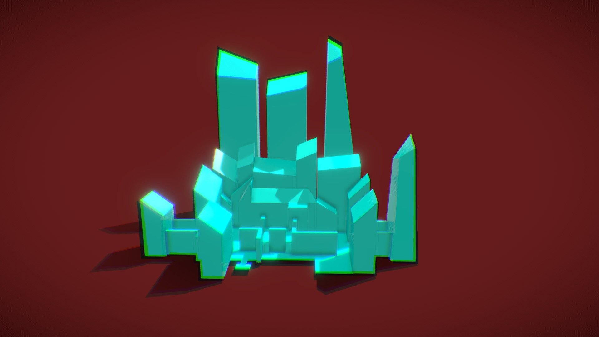 Multiplayer Map Concept - 3D model by Sam Claydon (@sclaydon) [fdeb5ab ...