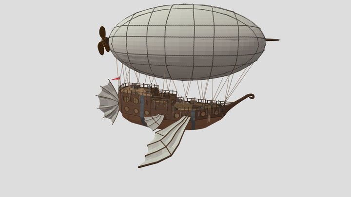 Airship 3D models - Sketchfab