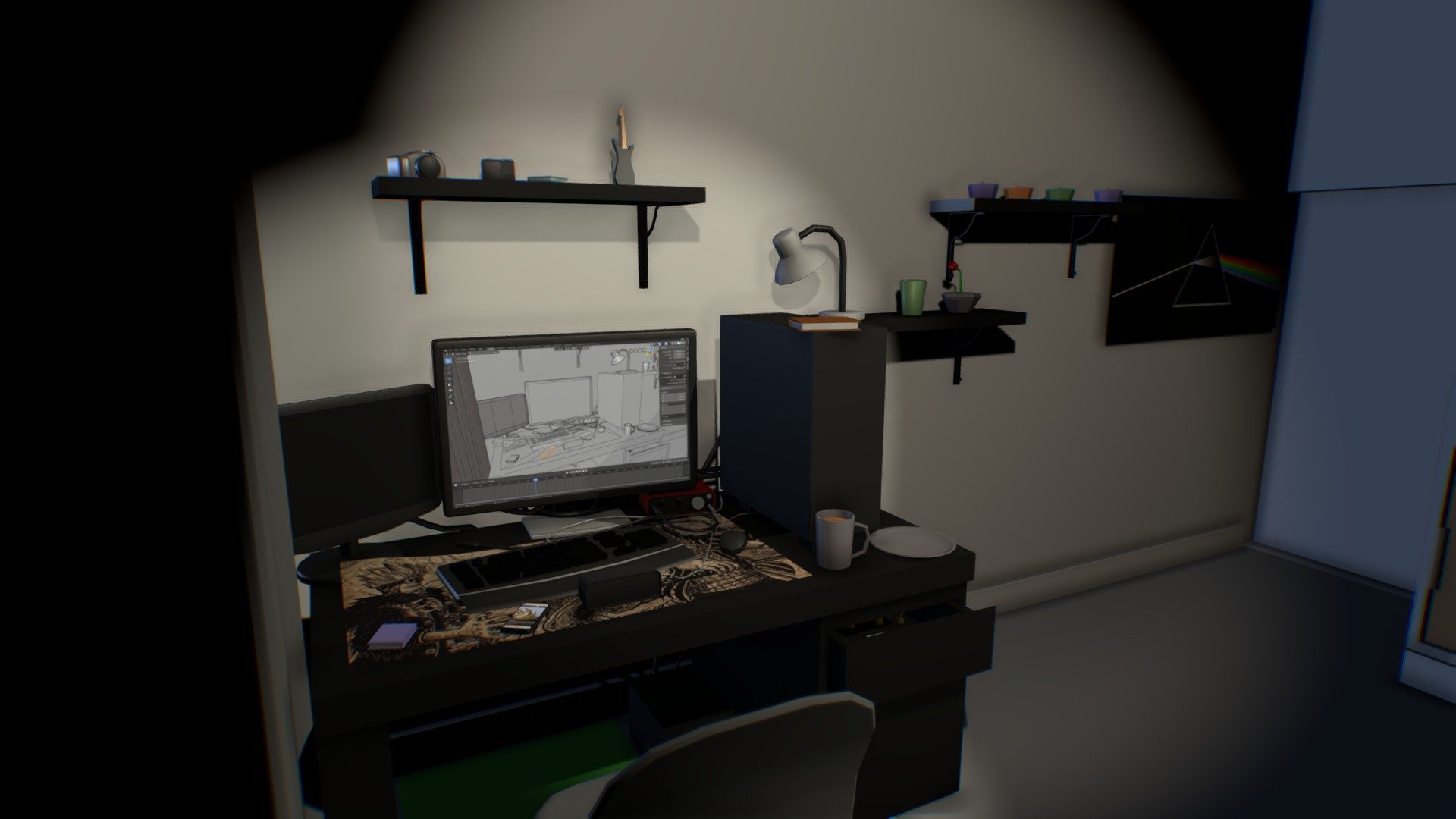 My room - Download Free 3D model by Nikita Kravchenko (@NicKravchenko ...