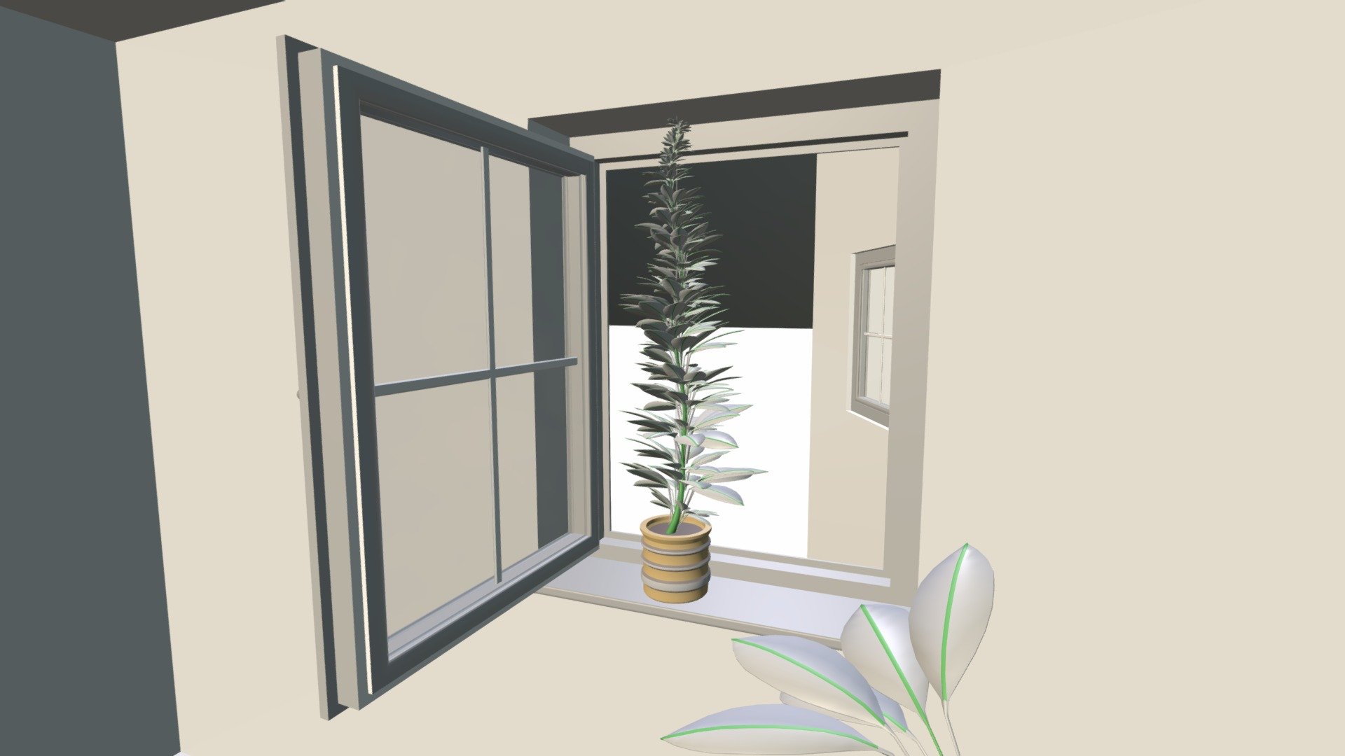 Window Plant2 - 3D model by 3DHaupt (@dennish2010) [fdef353] - Sketchfab
