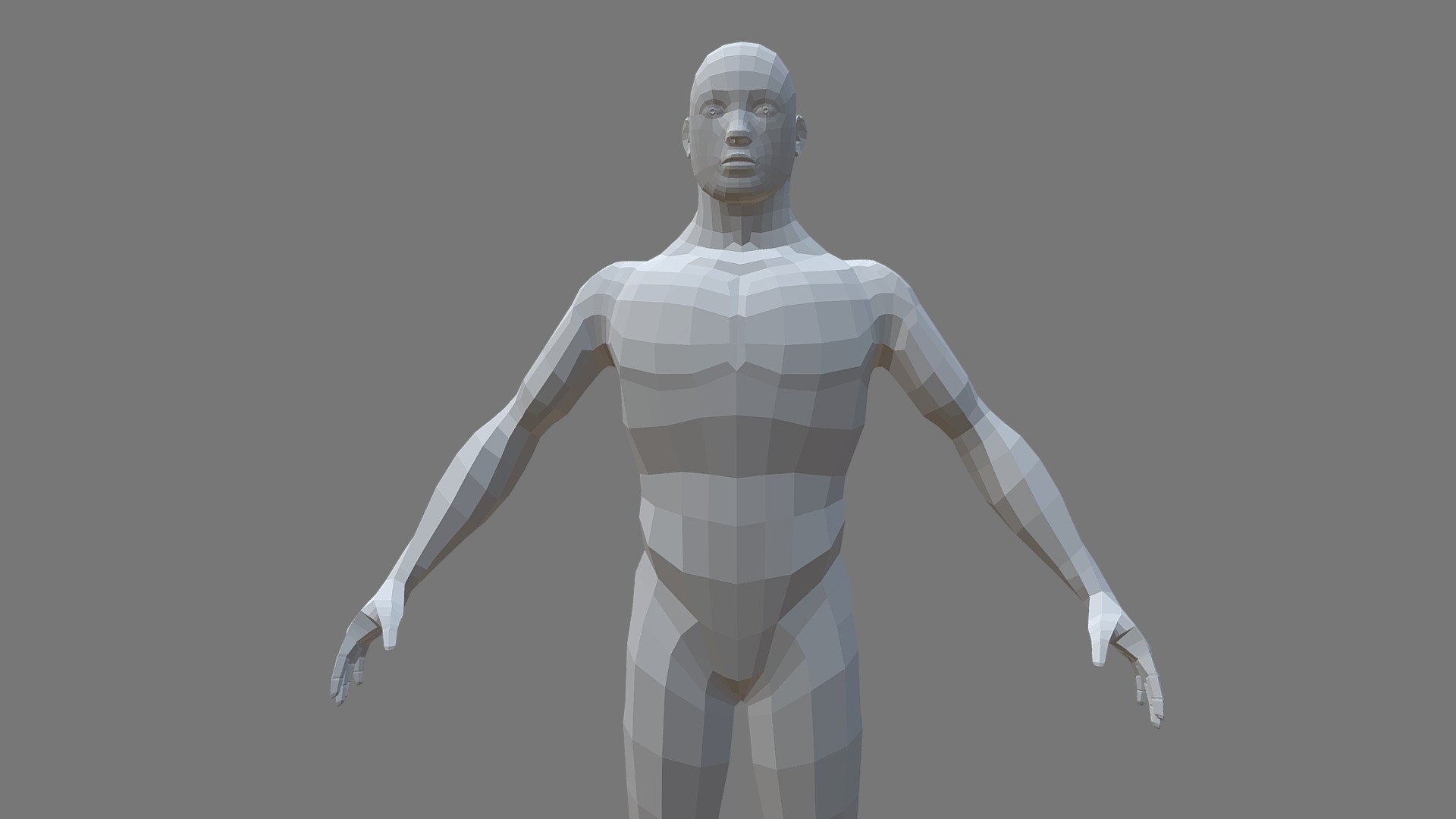 Low Poly Human Body Study - 3D model by Gabriel_Dutra [fdf17d6] - Sketchfab