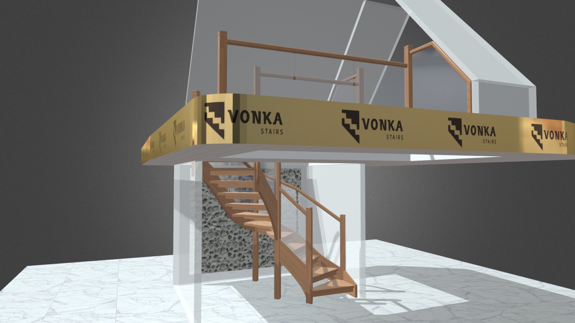 Gary v17 - Download Free 3D model by Arek @ Vonka Stairs (@A.Vonka) [fdf4aa3] - Sketchfab