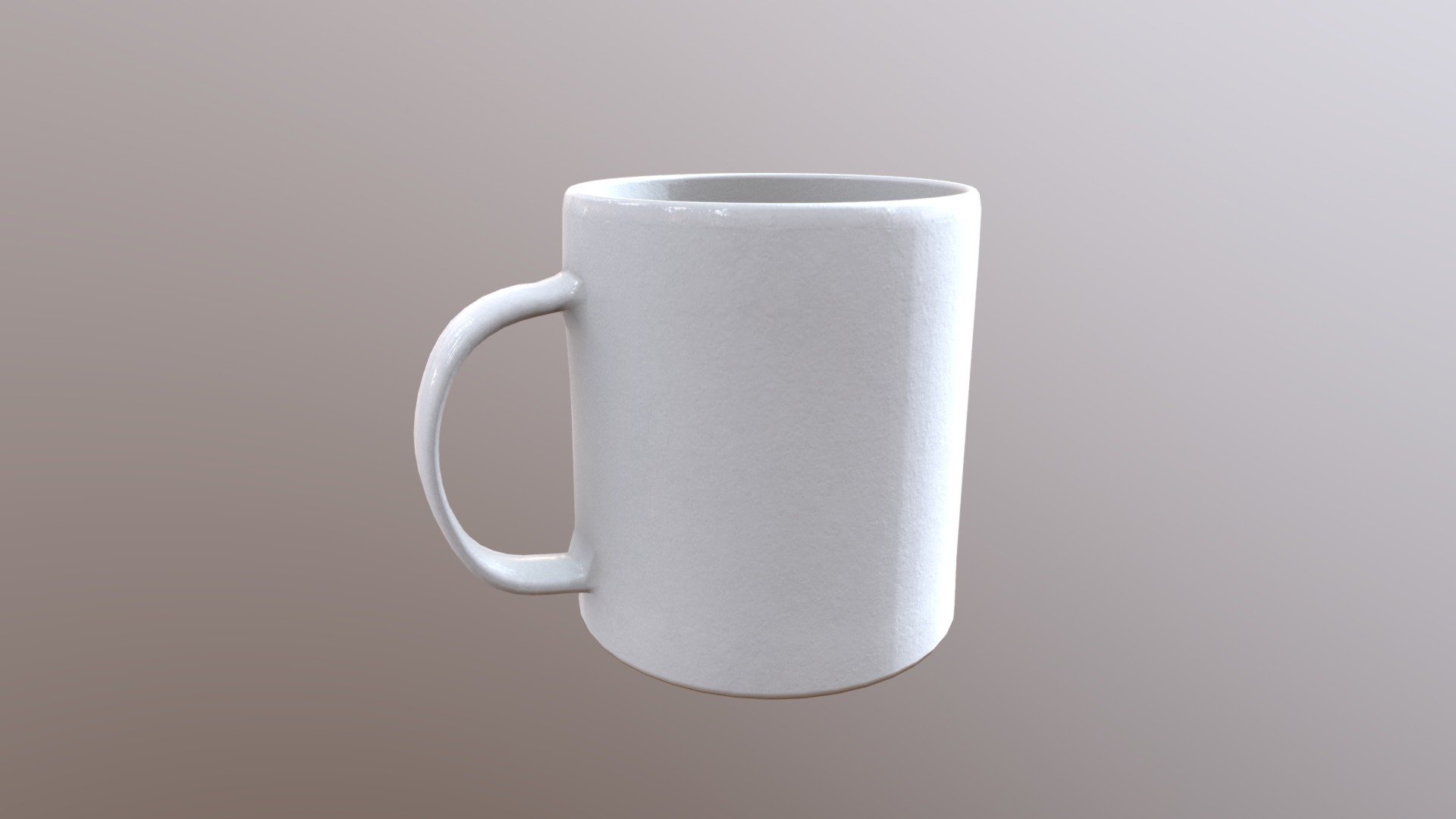 Ceramic White Mug - Download Free 3D model by Ani 3D (@anilai) [fdf735d ...
