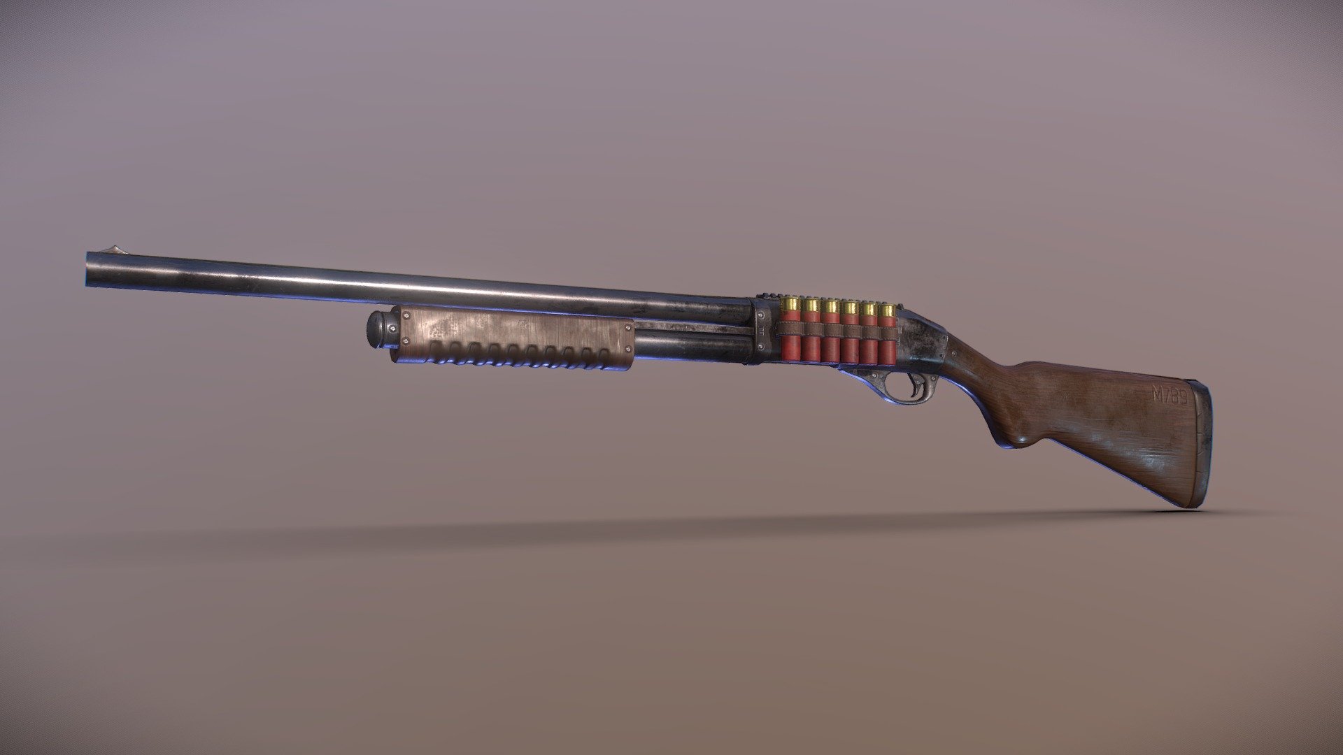 Shotgun - M789 - Game Ready - 3D model by JDReach [fdf766b] - Sketchfab