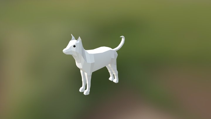 Dog_lowpoly 3D models - Sketchfab