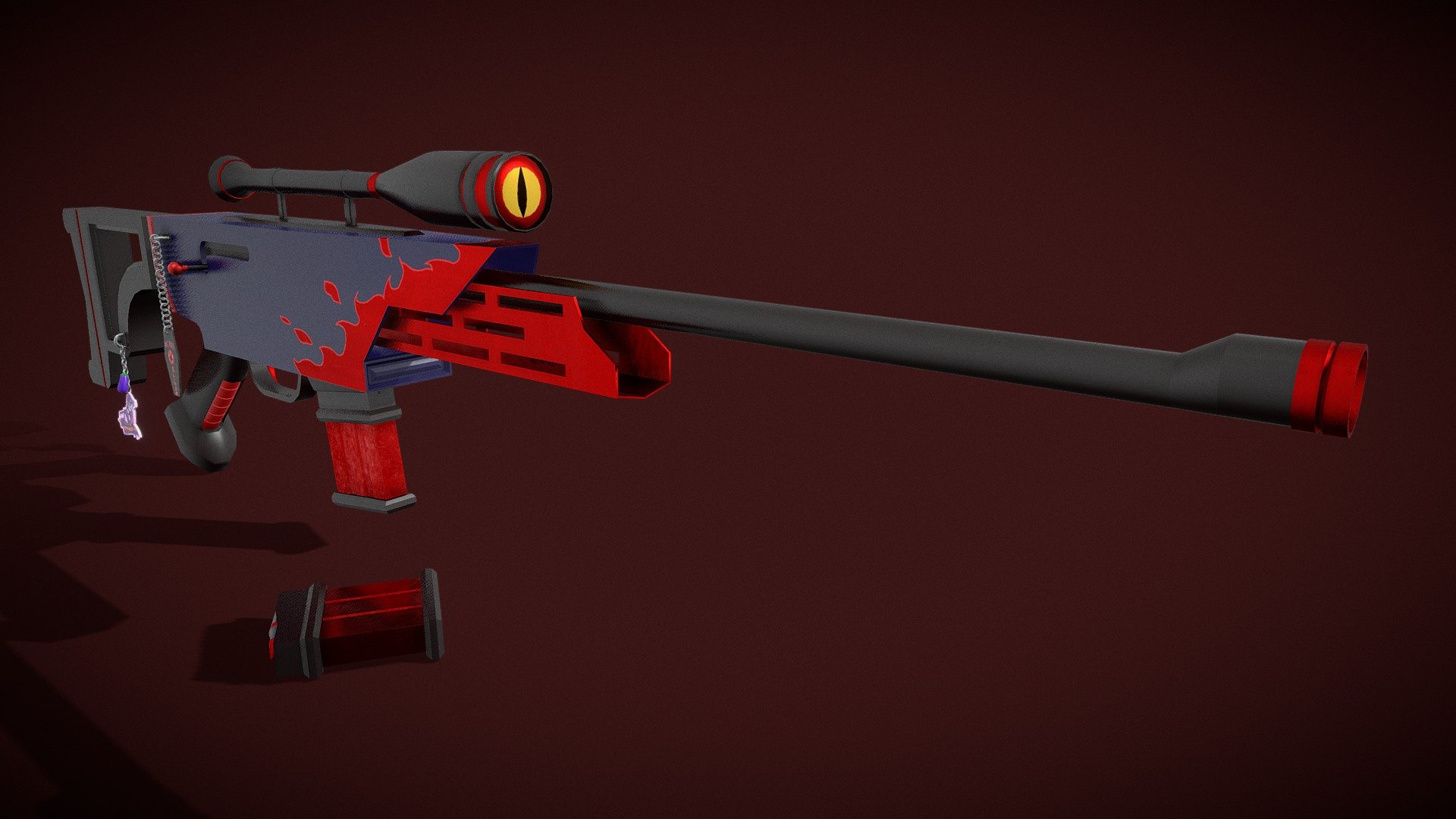 Blitzø's Sniper From Helluva Boss - 3D model by Edward van den Broek ...