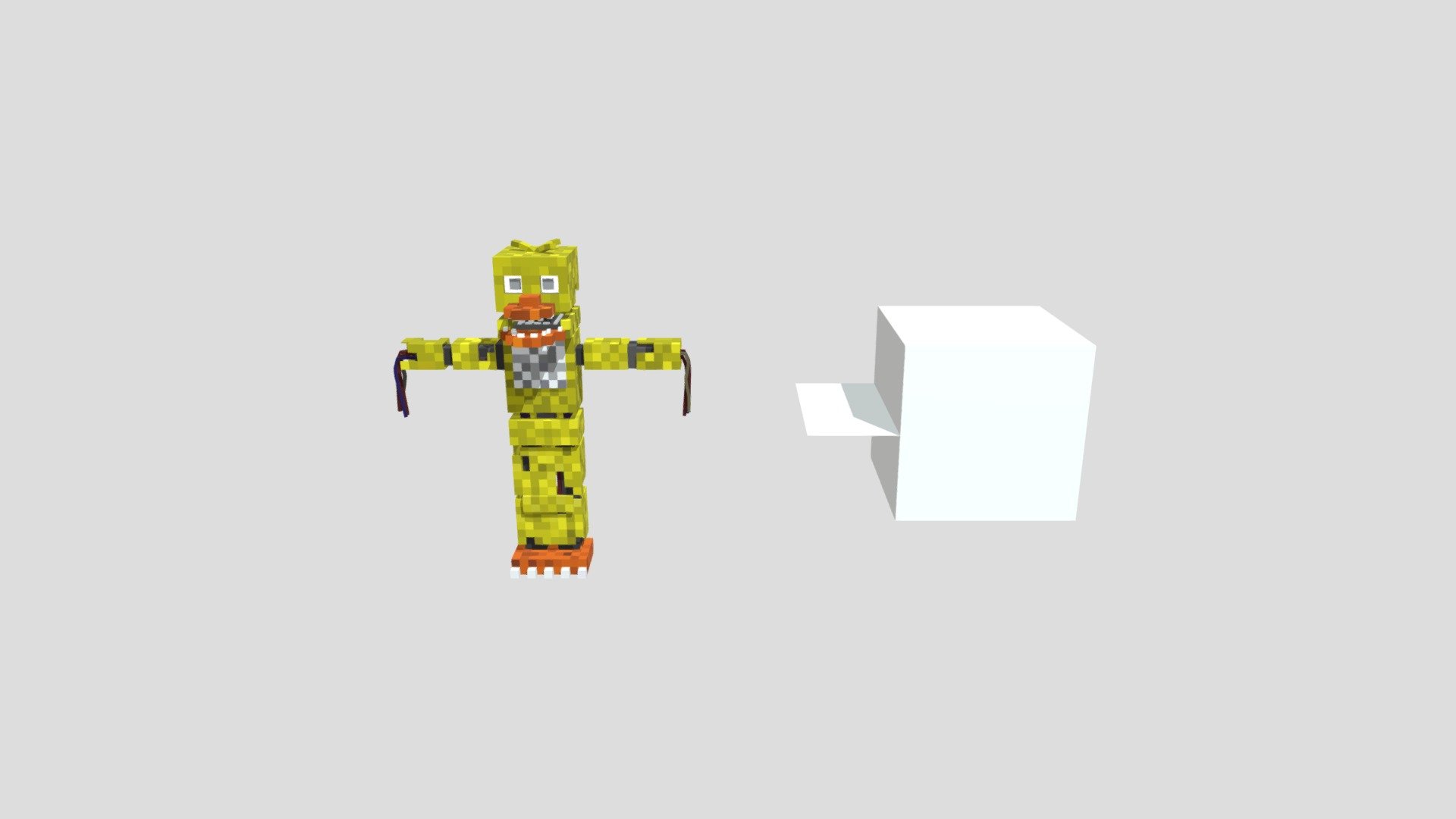 Realistic Withered Chica - Download Free 3D model by •DaveTheDudeMan ...