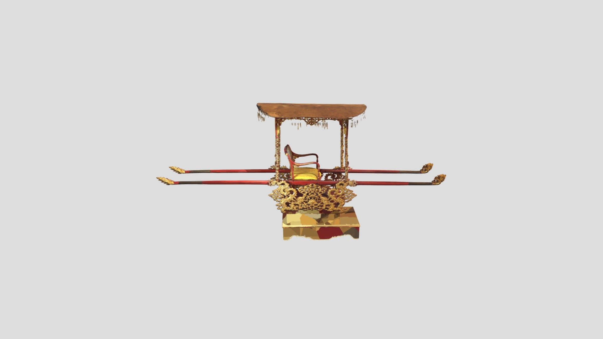 106.Kiệu - 3D model by baotangcovat [fe0030c] - Sketchfab