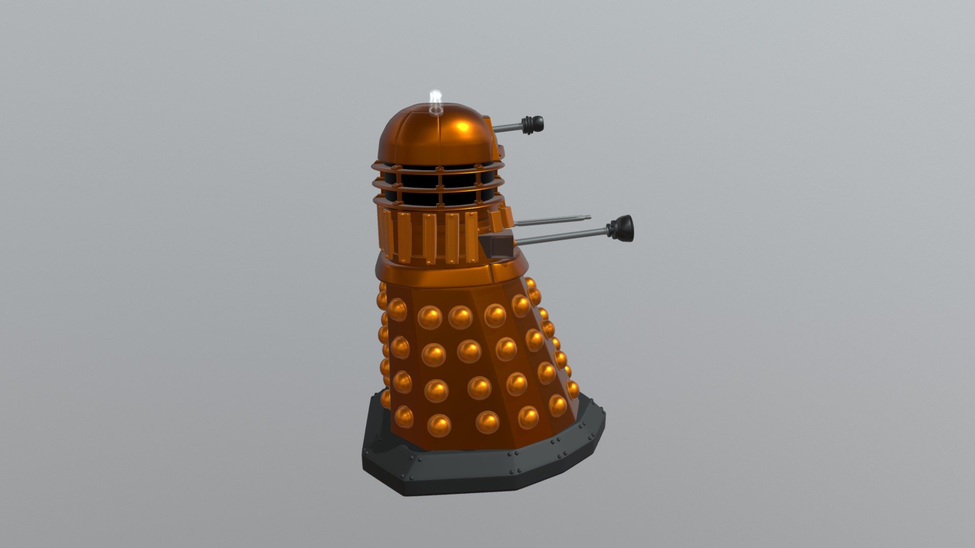 Dalek - 3D model by Al Toque (@altoque) [fe0269d] - Sketchfab