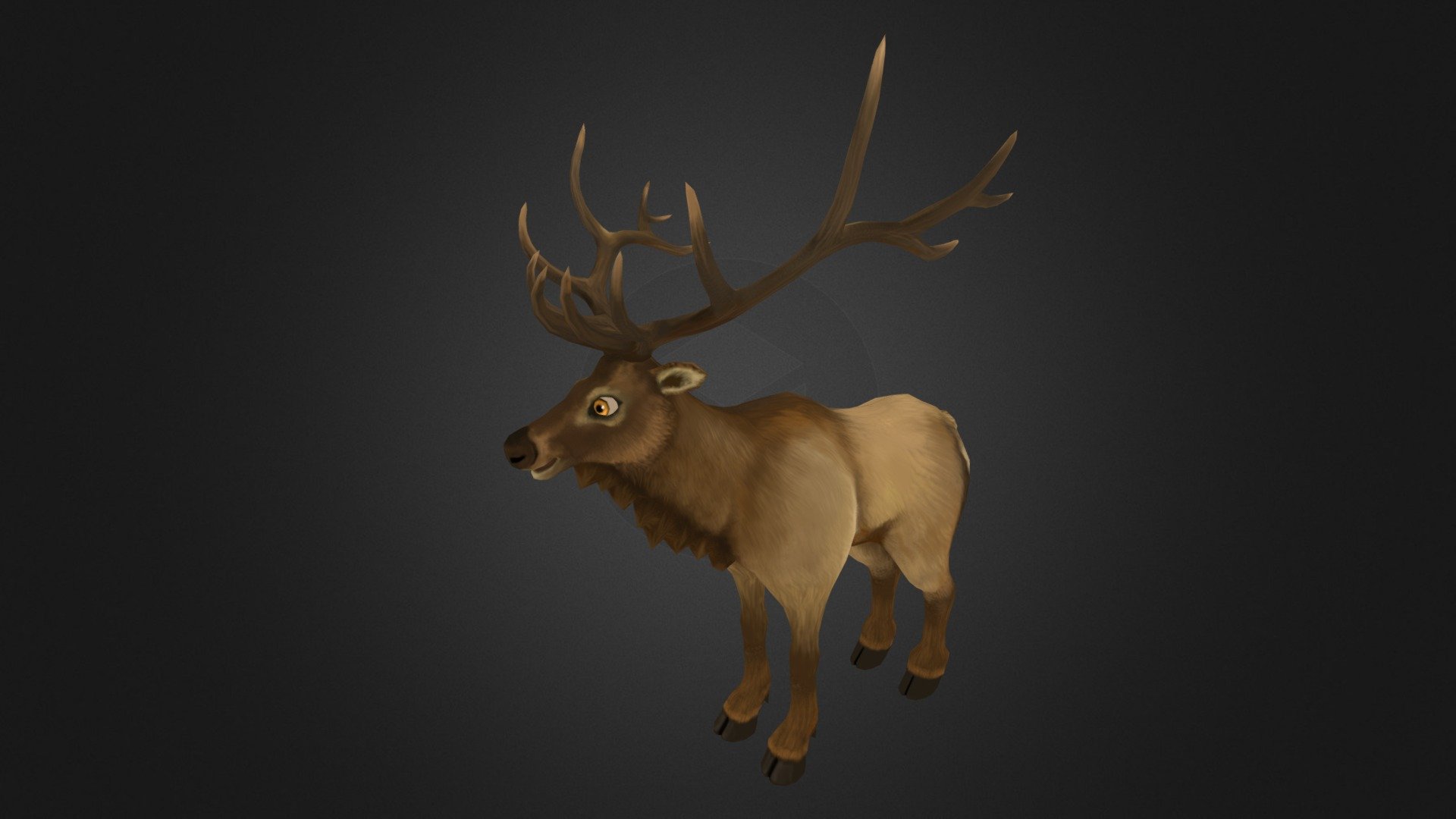 Elk - 3D model by Pei Hong Tan (@peihongtan) [fe02829] - Sketchfab